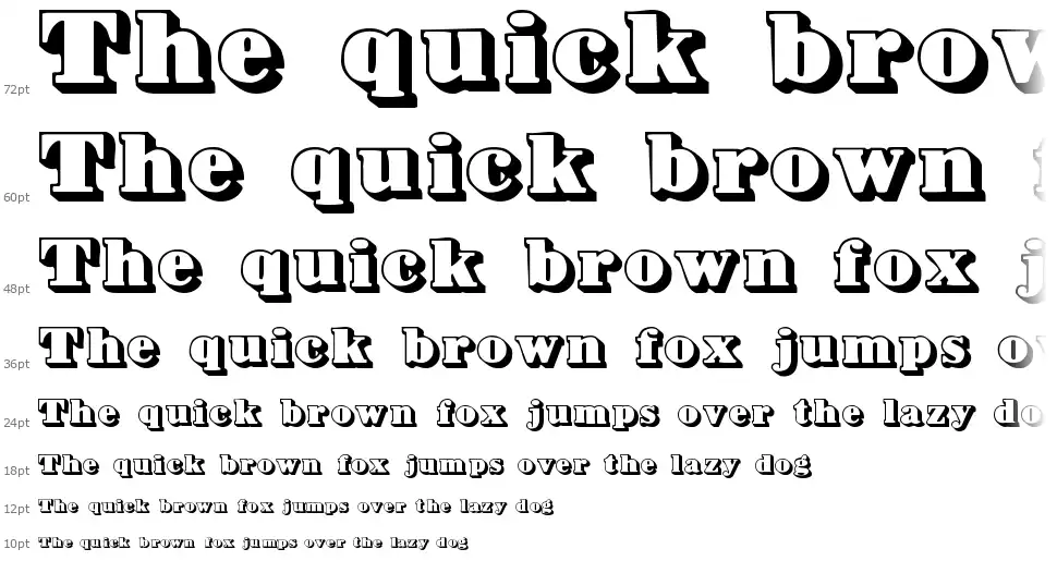 Bower Shadow font by | FontRiver