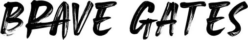 Brave Gates font by Din Studio | FontRiver