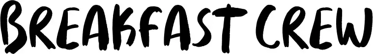 Breakfast Crew font by The Branded Quotes | FontRiver