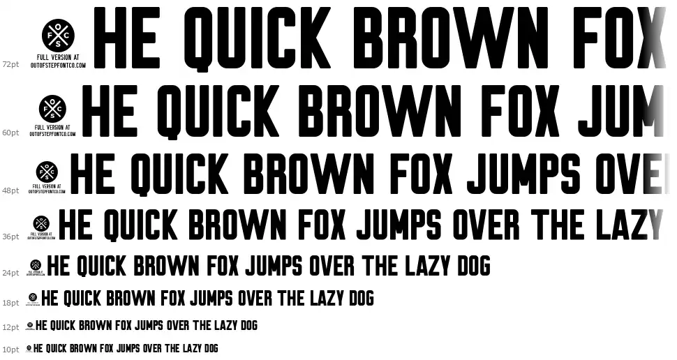 Brewmaster Gothic Round font by Out Of Step Font Company | FontRiver