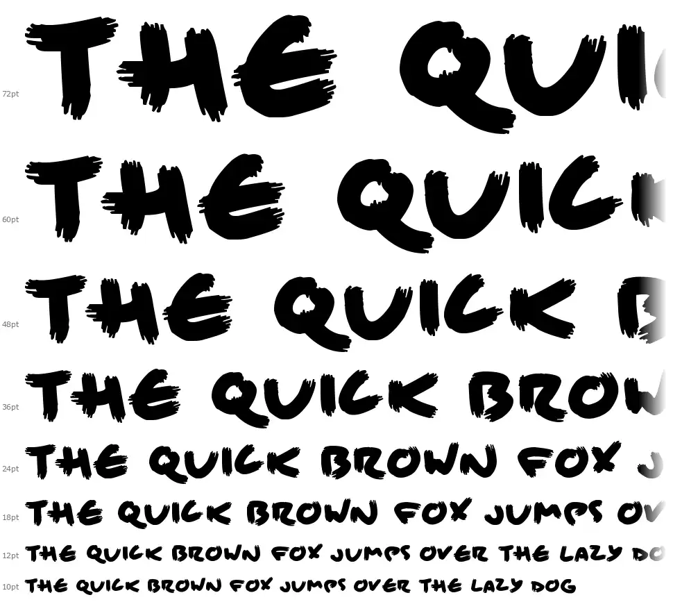 Brisk Bristle Brush font by Darrell Flood | FontRiver