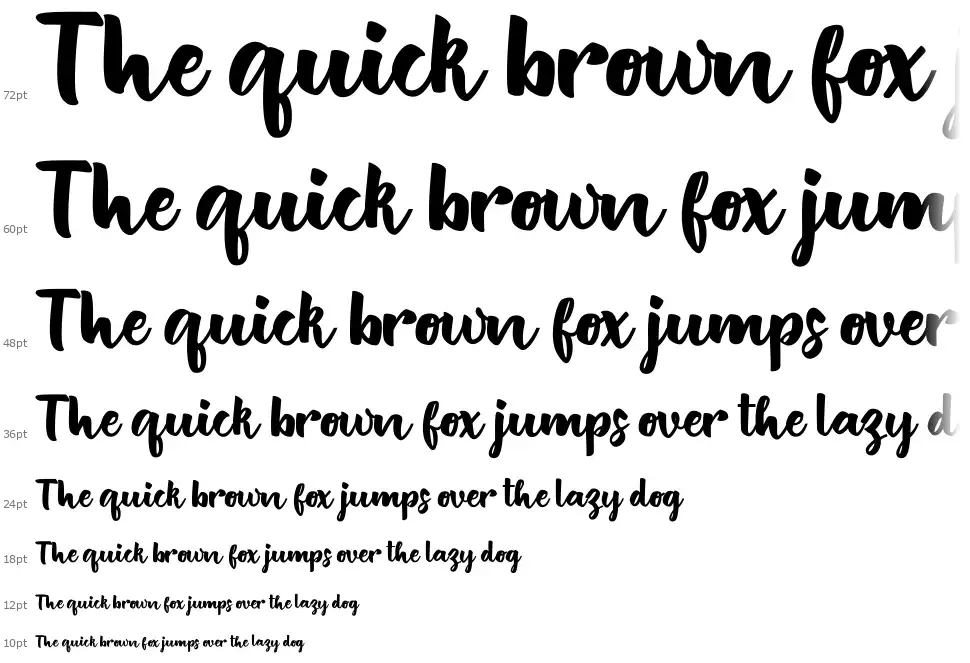 Fuente British Script diseñada por zulkhairilettering