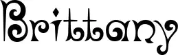 Brittany font by | FontRiver