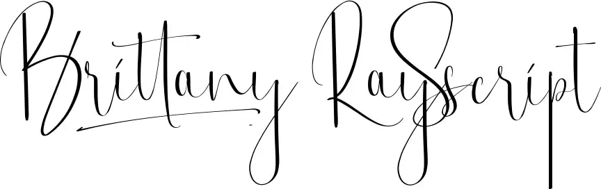 Brittany Rays Script font by Calligraphy Fonts | FontRiver