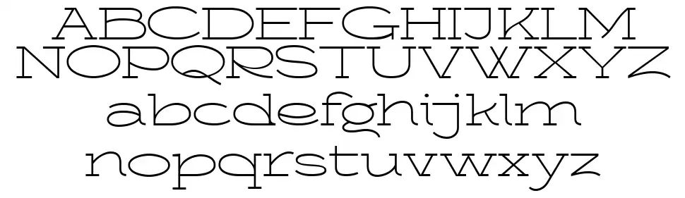 Broad Range font by 177Studio | FontRiver