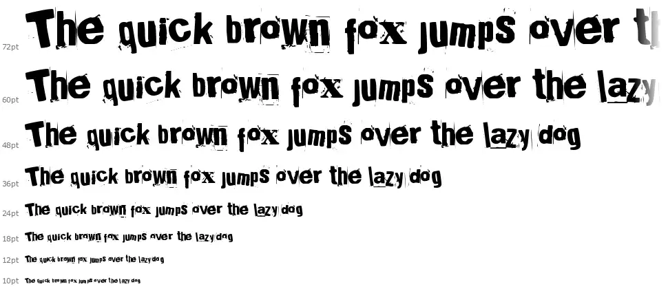 Broken 15 font by Misprinted Type | FontRiver