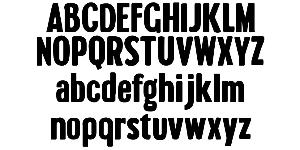 Brontoburger font by Sharkshock | FontRiver