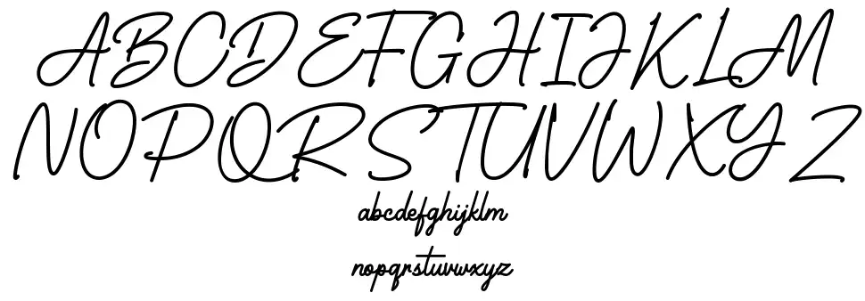 Brooklyn Makayla font by Kotak Kuning Studio - kotakkuning.com | FontRiver