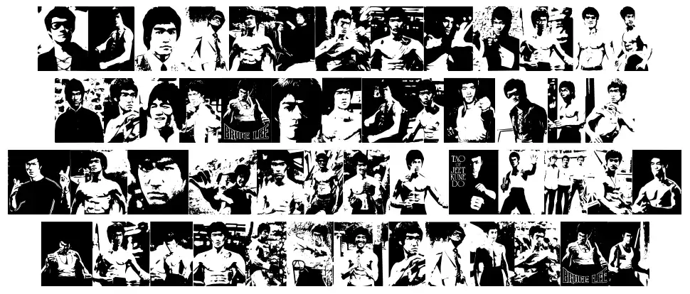 Bruce Lee font by Chanaka Liyanage | FontRiver