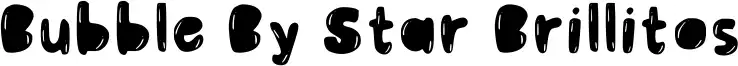 Bubble By Star Brillitos font by Sofia While | FontRiver