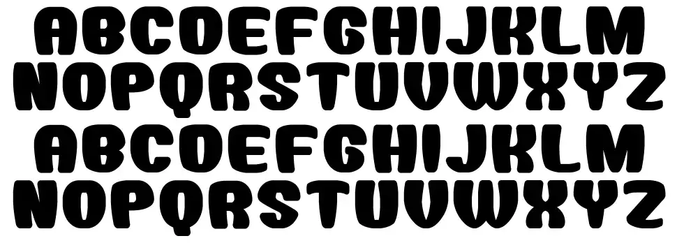 Bubble Head font by Goma Shin | FontRiver