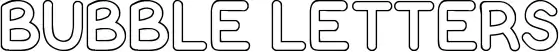 Free Bubble Letters Handwriting Fonts