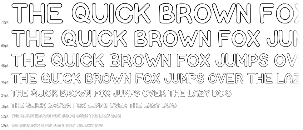 Bubble Letters font by Vanessa Bays | FontRiver