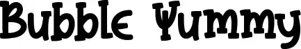 Bubble Yummy font by Sketype Studio | FontRiver