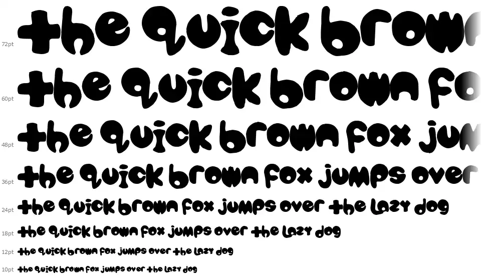 Bubbletea font by Xerographer Fonts | FontRiver