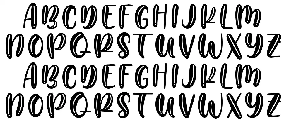 Bubblez font by Almarkhatype | FontRiver