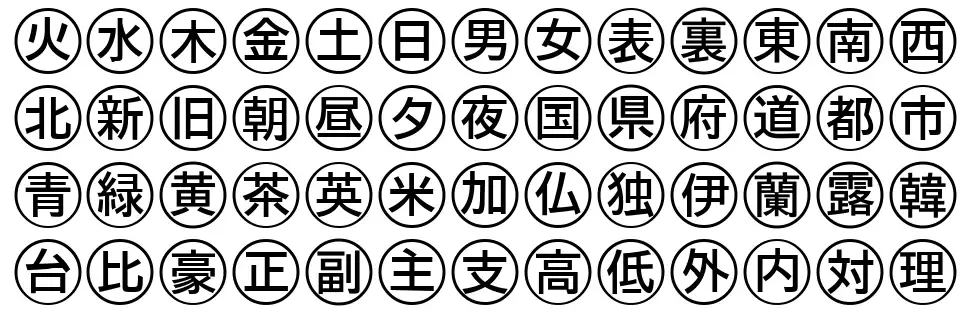 Bullets 4 Japanese font by | FontRiver