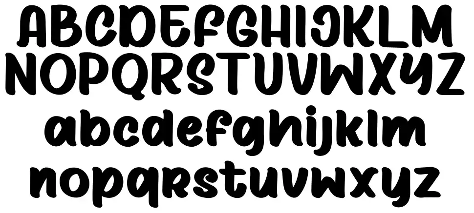 Fuente Bullseye diseñada por Stefie Justprince