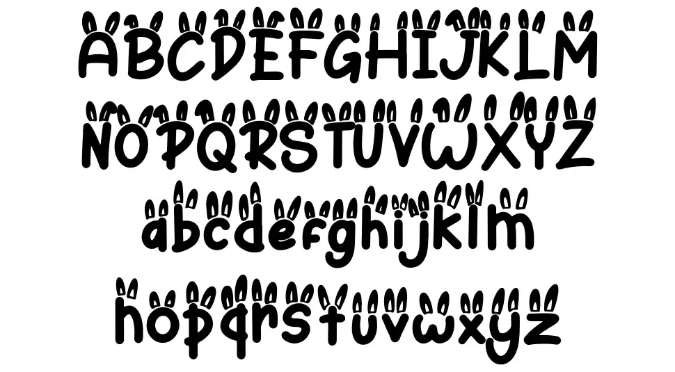 Bunny Hopper font by Attype Studio | FontRiver