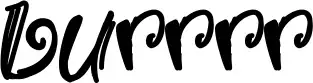 Burrrr font by Des Gomez | FontRiver