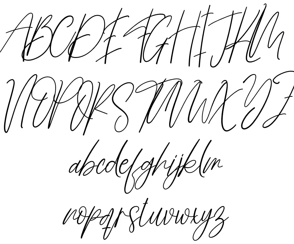 Butterfly Signature font by scratchones | FontRiver