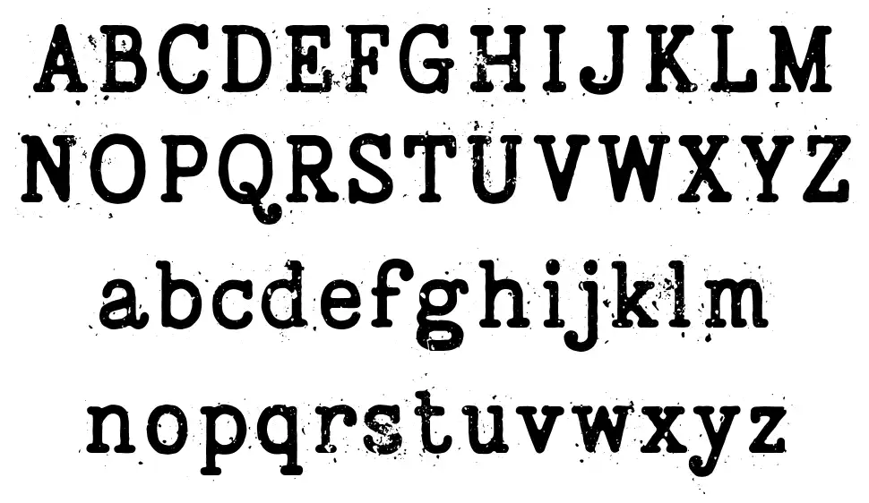 Bygonest Typewriter Písmo Ke Stažení Zdarma