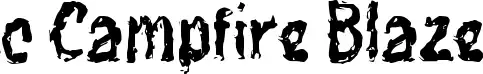 c Campfire Blaze font by wep | FontRiver