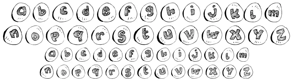 Cailloux font by Célia Astori | FontRiver