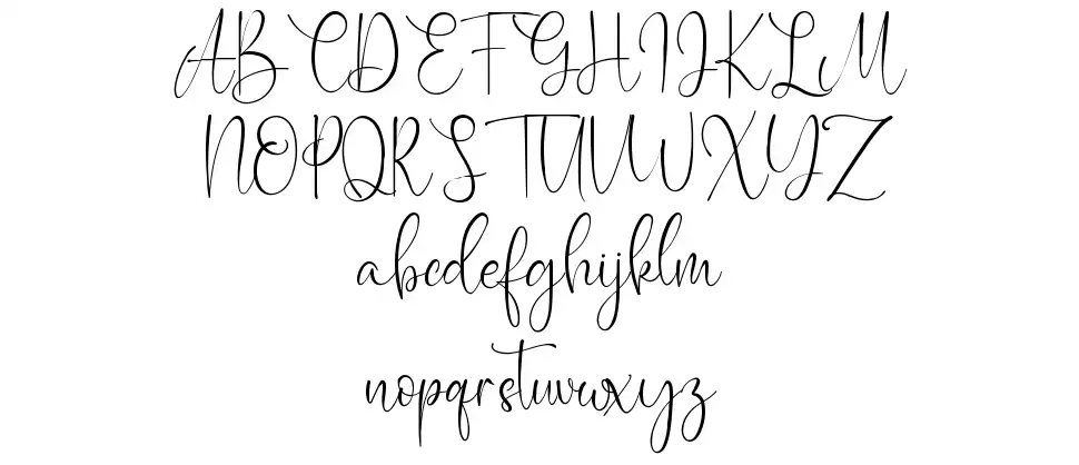 Caitlin Angelica font by Kong Font | FontRiver