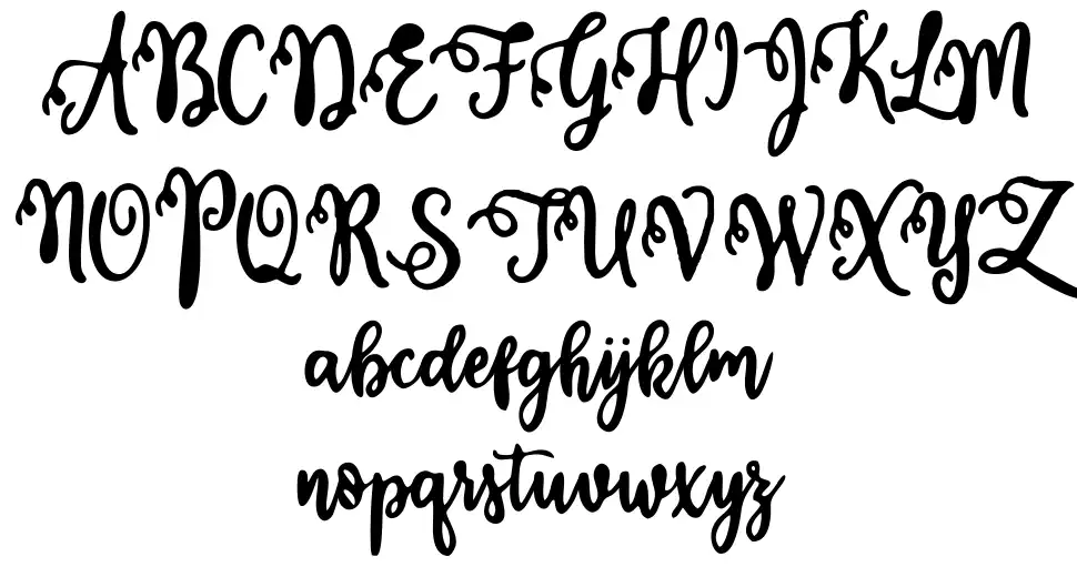 Calligraphy Stye font by Biargabara | FontRiver