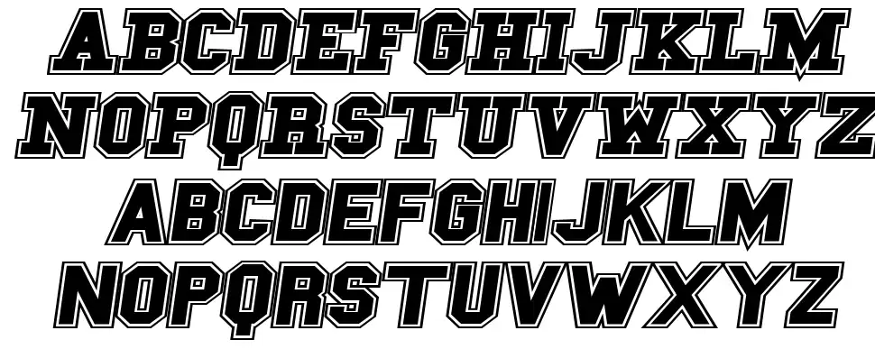 Campus A font by Leonard Posavec - FontRiver