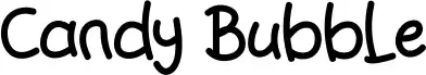 Candy Bubble font by Etik Fatimah | FontRiver