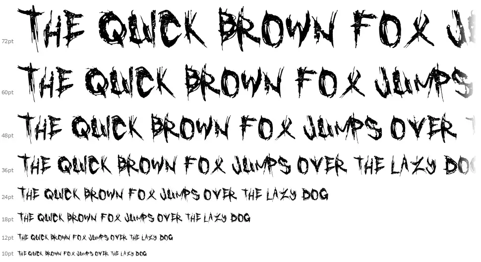 Cannibal font by Chris Vile | FontRiver
