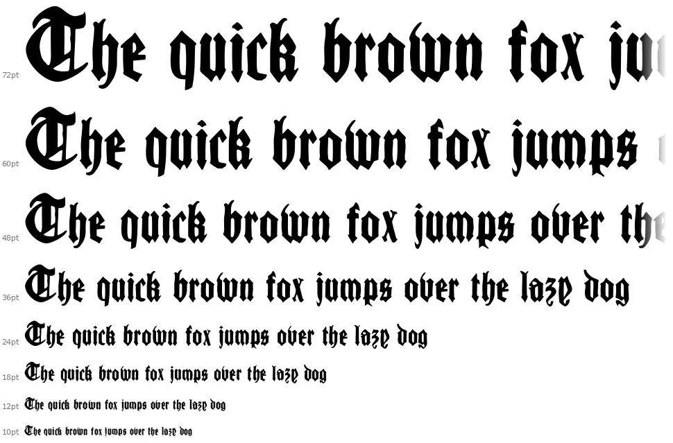 Cantara Gotica font by Manfred Klein | FontRiver