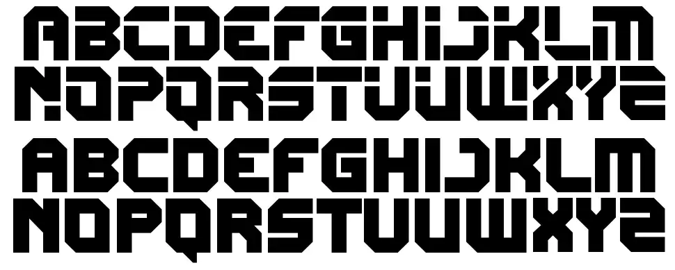 Carbon Droid font by Tokopress | FontRiver