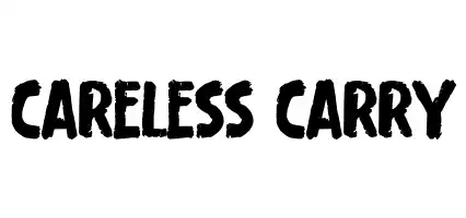 Careless Carry font by Gassstype | FontRiver