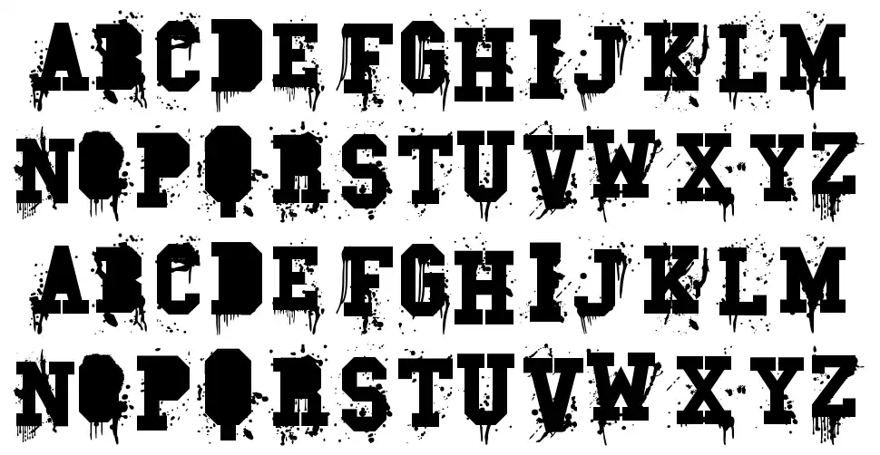 Carnage College font by Woodcutter | FontRiver