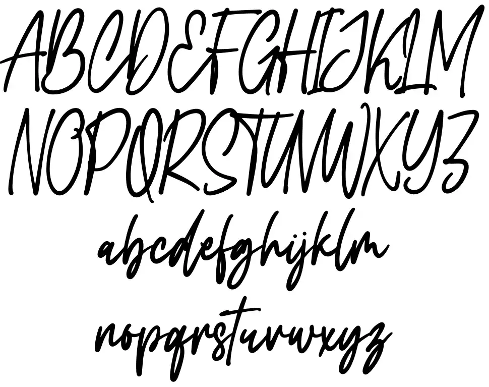 Carolina Signature Fonte por NJ Studio