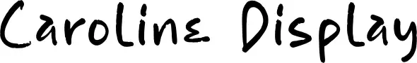 Caroline Display font by Letterena Studios | FontRiver