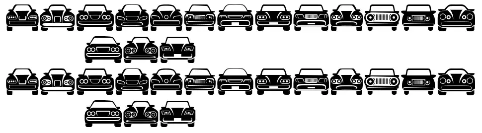 Cars font by Vladimir Nikolic | FontRiver