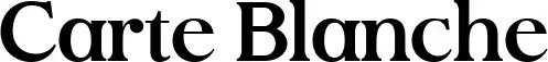 Carte Blanche font by Pentagoni Studio | FontRiver
