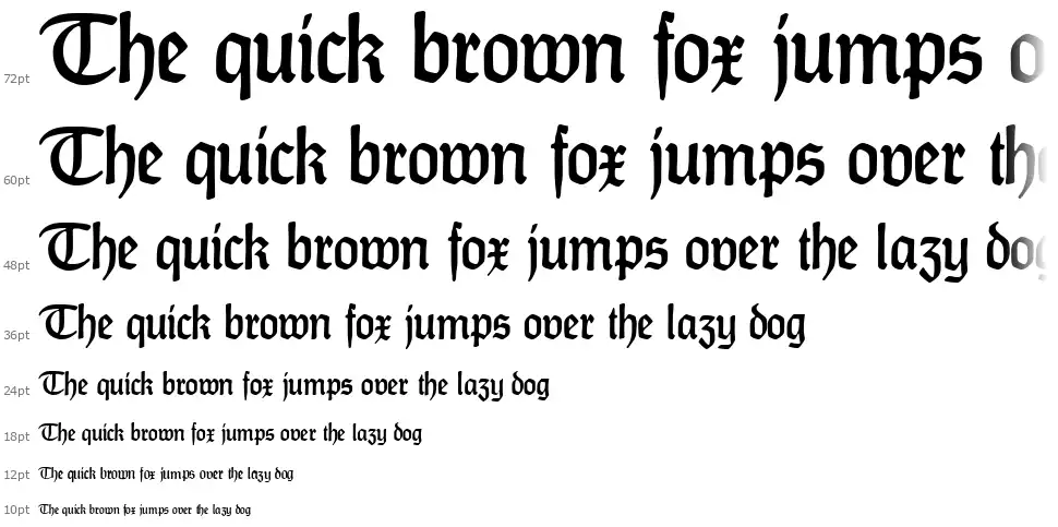 CAT Franken Deutsch font by Peter Wiegel | FontRiver