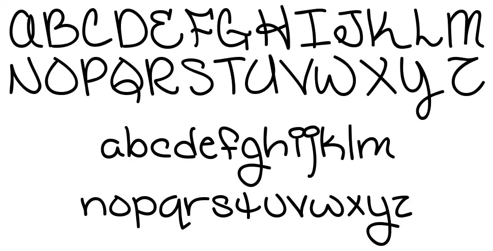 Catholic School Girls BB font by Blambot | FontRiver