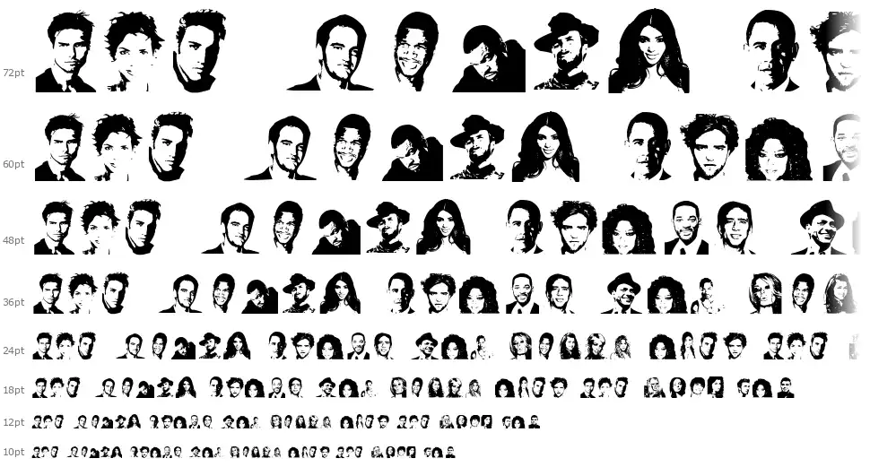 Celeb Faces font by famouswhy | FontRiver