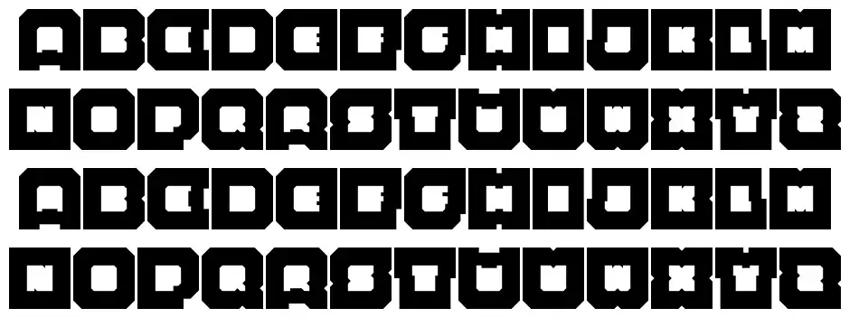 Cell Bloch font by Vextorart | FontRiver