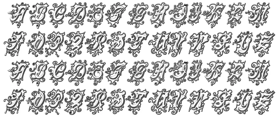 Centennial Script Fancy Three font by Intellecta Design | FontRiver