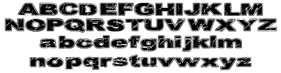 CF Cracked Stone font by CloutierFontes - FontRiver