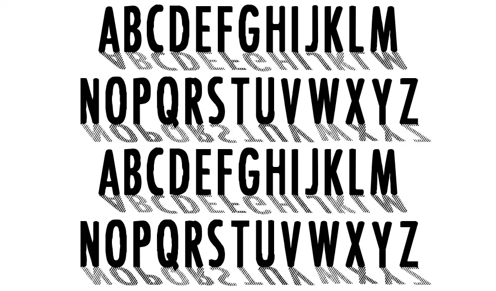 CF Font Shading font by CloutierFontes | FontRiver