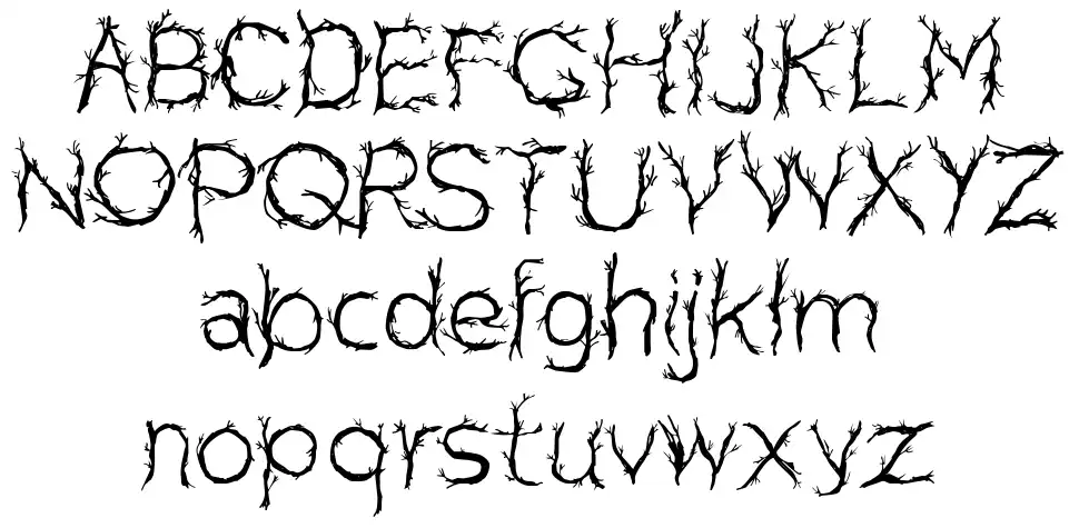 CF Pretty Trees font by CloutierFontes | FontRiver