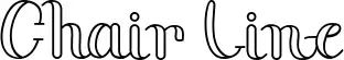 Chair Line font by nomlimofont | FontRiver